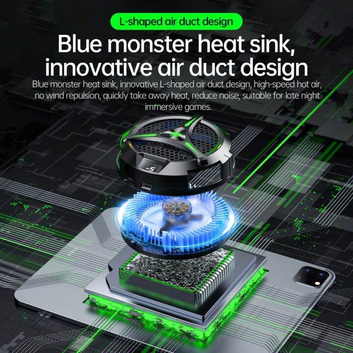 PLEXTONE HeatSink EX3 Tablets Gaming Radiator RGB Cooling Fan Hurricane ...