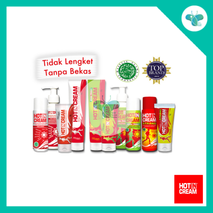 Hot in Cream Pereda Nyeri Otot Original/DCL/Strong/Aromatherapy ...