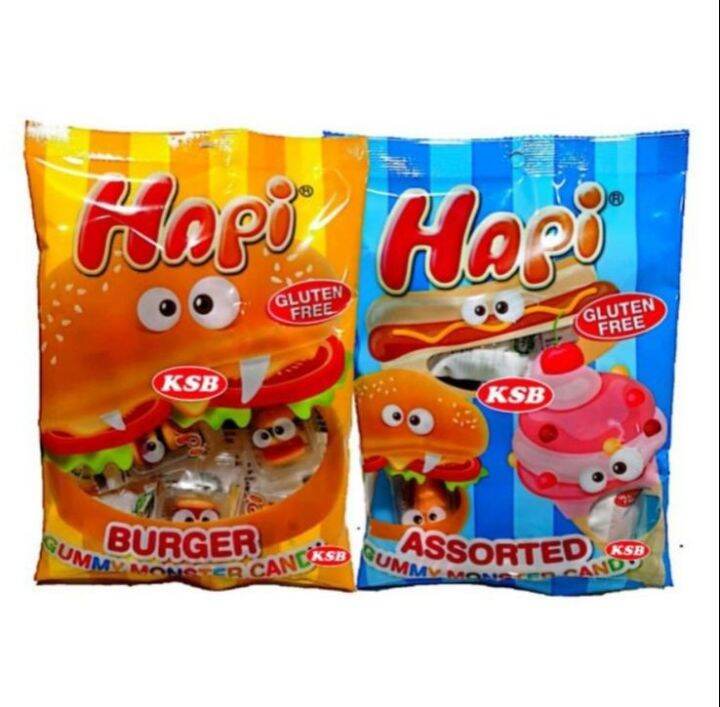 【63g】HAPI BUGER/ASSORTED GUMMY MONSTER CANDY | Lazada