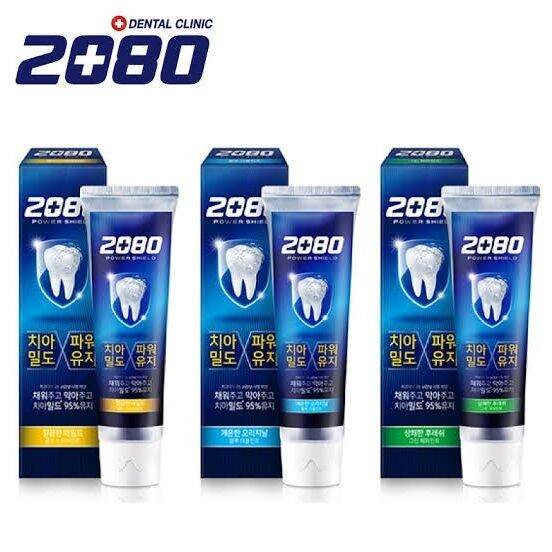 🔥New🔥2080 POWER SHIELD PLUS BLUE DOUBLE MINT TOOTHPASTE | Lazada.co.th