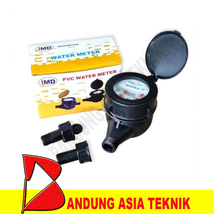 IMD Meteran Air Plastik SNI / Meteran Air PAM Body PVC SNI Water Meter ...