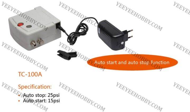 DỤNG CỤ MÔ HÌNH - MÁY NÉN KHÍ MINI TC100A (TỰ ĐỘNG NGẮT) | Lazada.vn
