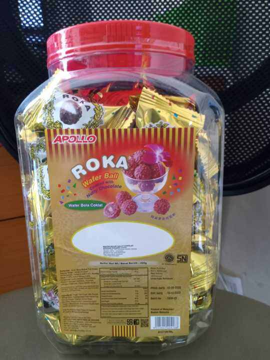 Coklat Roka Wafer Ball 420gr Toples | Lazada Indonesia