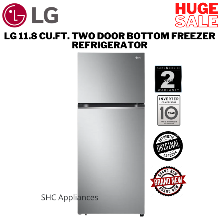 LG GRB369NLRM 11.8 cu.ft. Two Door Bottom Freezer Refrigerator | Lazada PH
