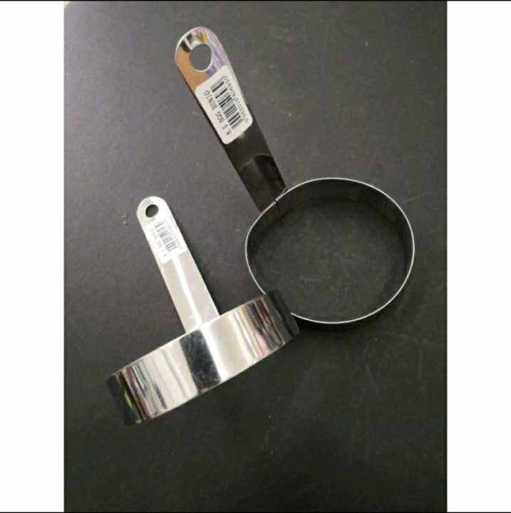 Stainless Steel 8.5 cm (big) 煎蛋神器 EGG RING BENJO BUNJO TEMPAT TELUR ...