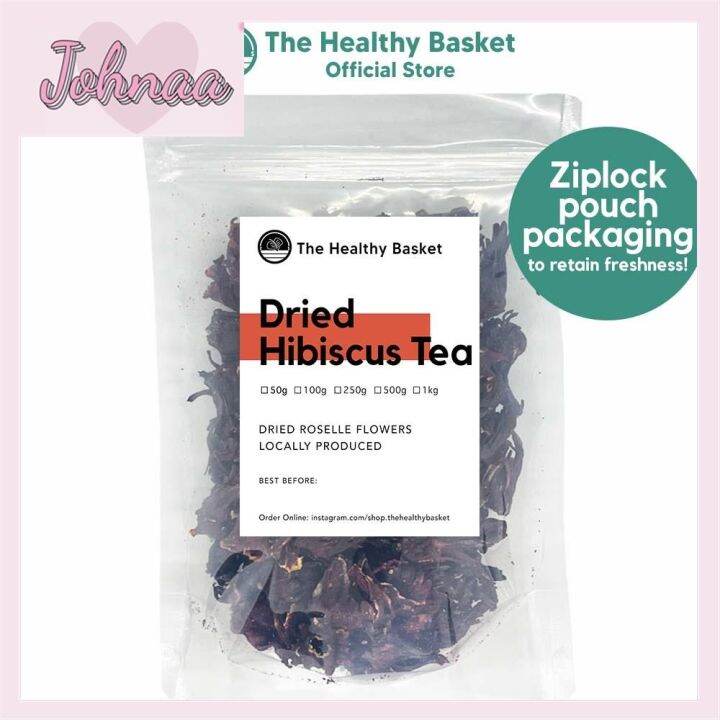 Johnaa Dried Hibiscus Roselle Flower Tea (30g 50g 100g) | Lazada PH