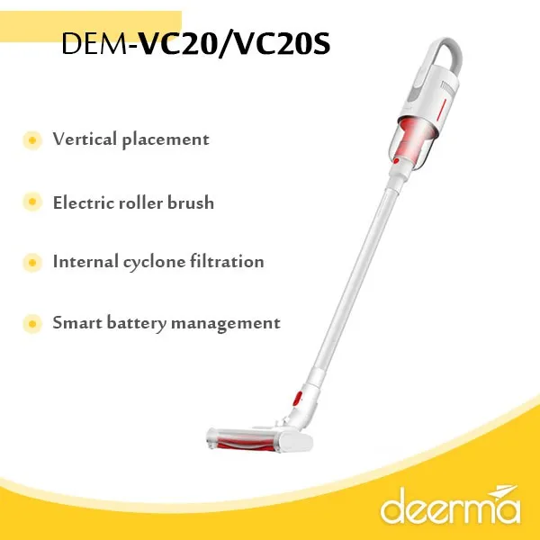 Deerma VC20 PLUS Vertical Wireless Household Vacuum Cleaner | Lazada PH