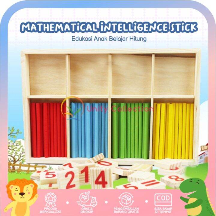 Mathematical Intelligence Stick Edukasi Anak Belajar Hitung | Lazada ...