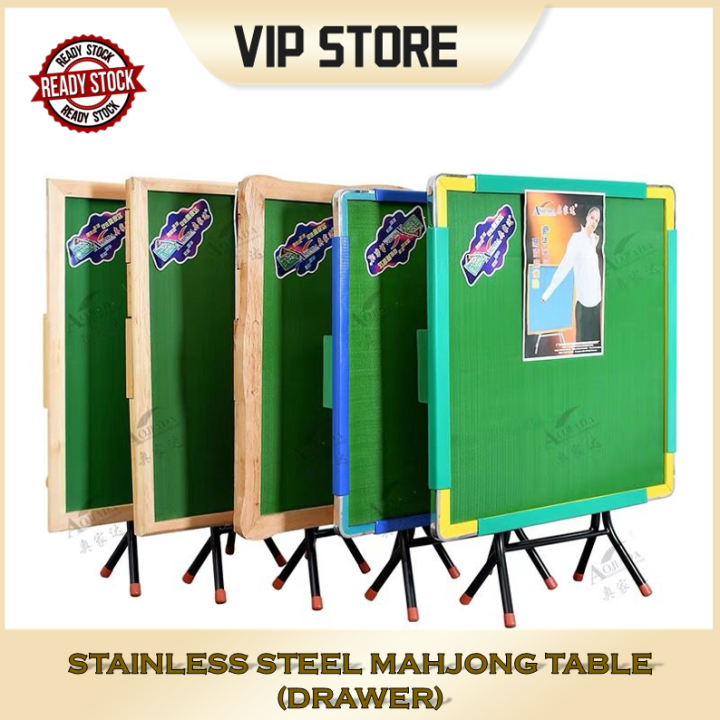 VIP - 3P Mahjong Table & Lami Table / Fordable Square Mahjong Table ...