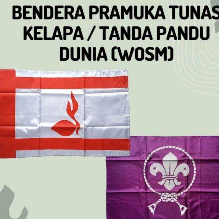 Bendera tunas / bendera wosm pramuka | Lazada Indonesia