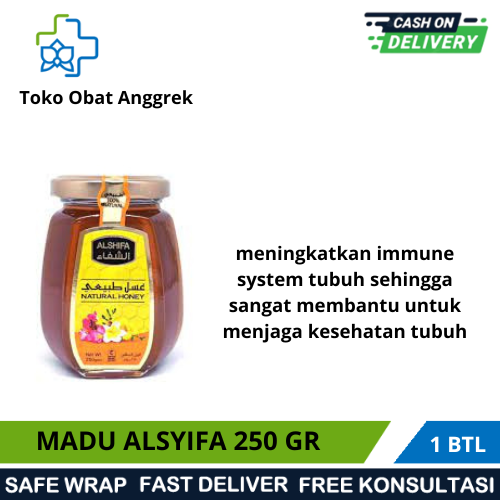 MADU ALSYIFA 250 GR/MADU MURNI/MADU DAYA TAHAN TUBUH/MADU ASLI ARAB ...
