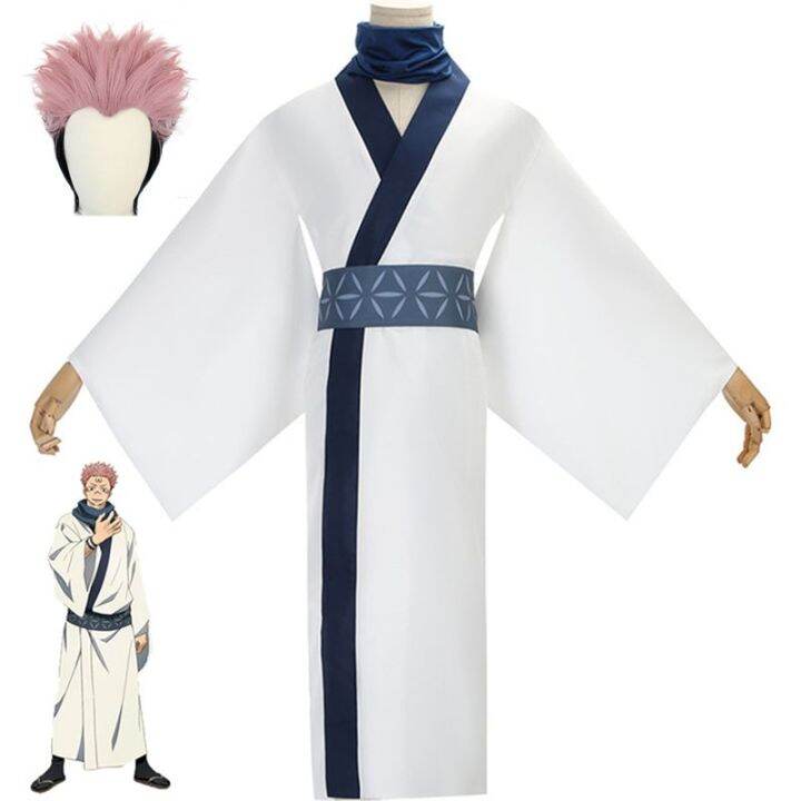 Jujutsu Kaisen Ryomen Sukuna Cosplay Costume Kimono Suit Halloween ...
