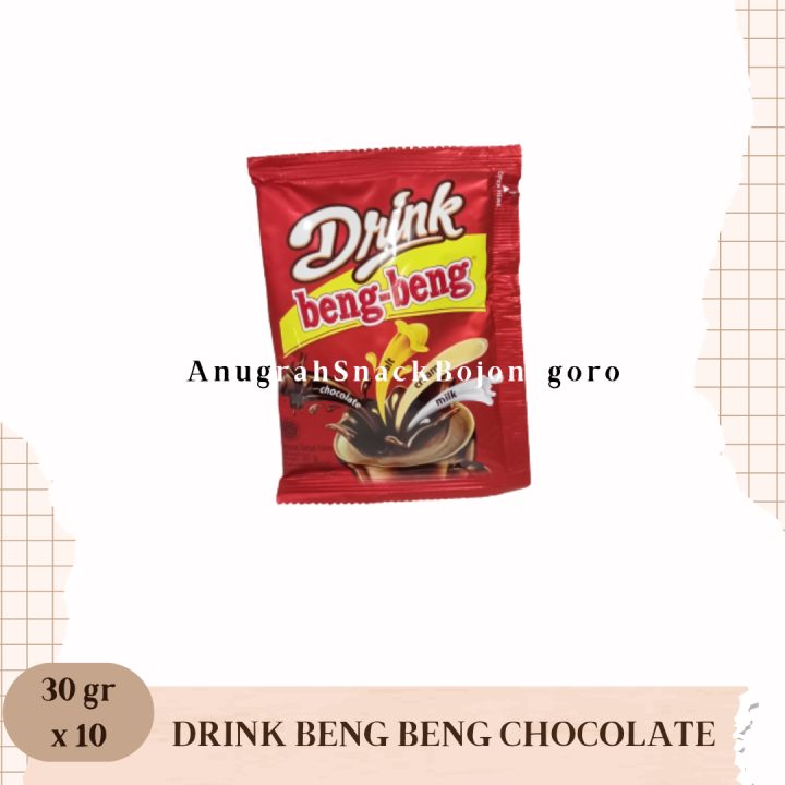Drink Beng Beng Chocolate Renceng 30gr x 10 | Lazada Indonesia