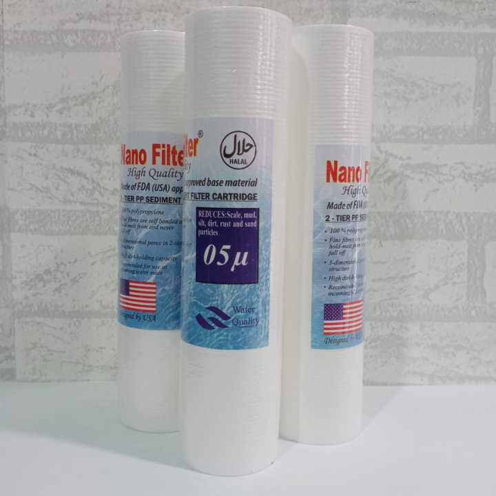 Cartridge Filter Nanotec 0.5 micron Filter Air 10 pcs | Lazada Indonesia