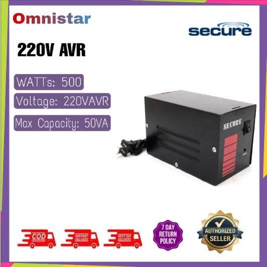 ♜Secure Computer AVR 500W Automatic Voltage Regulator 220 Volts with ...