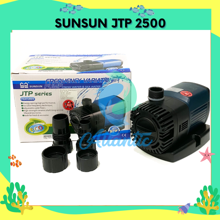 SUNSUN JTP 2500 18 Watt Pompa Celup Aquarium Kolam Low Watt | Lazada Indonesia