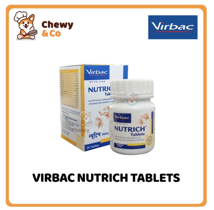 Virbac Nutrich Tablets (60 tablets) | Lazada PH