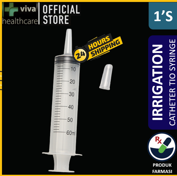 Disposable Irigation Syringe Catheter tip SYRINGE 60ML (FOR TUBE ...