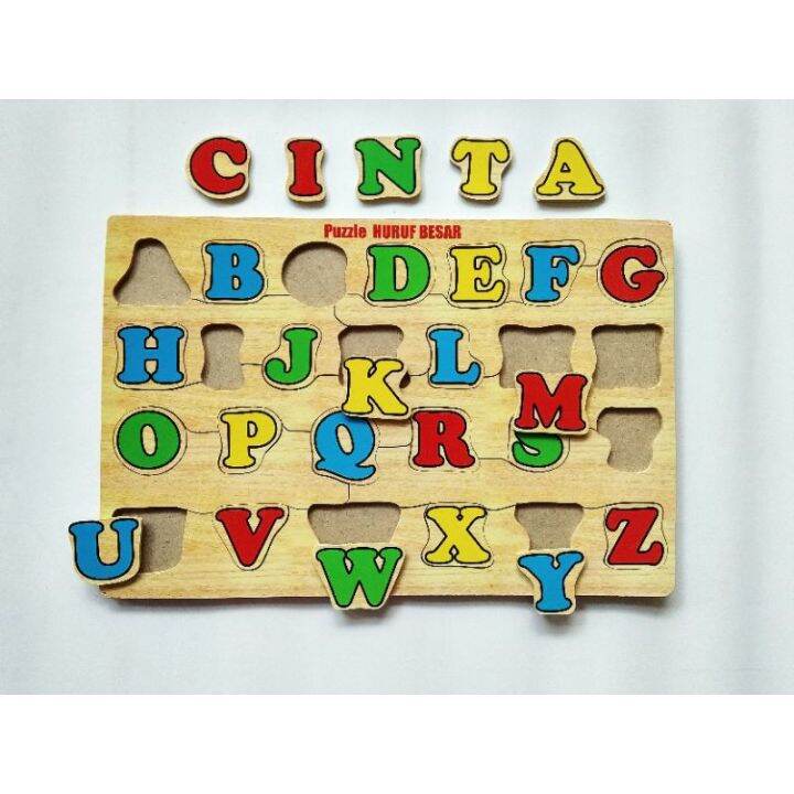 Puzzle Huruf Besar | Lazada Indonesia