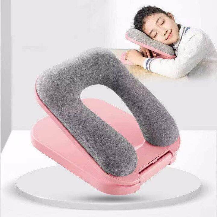 Foldable School Desk Nap Pillow for student Office Desk Portable Nap ...