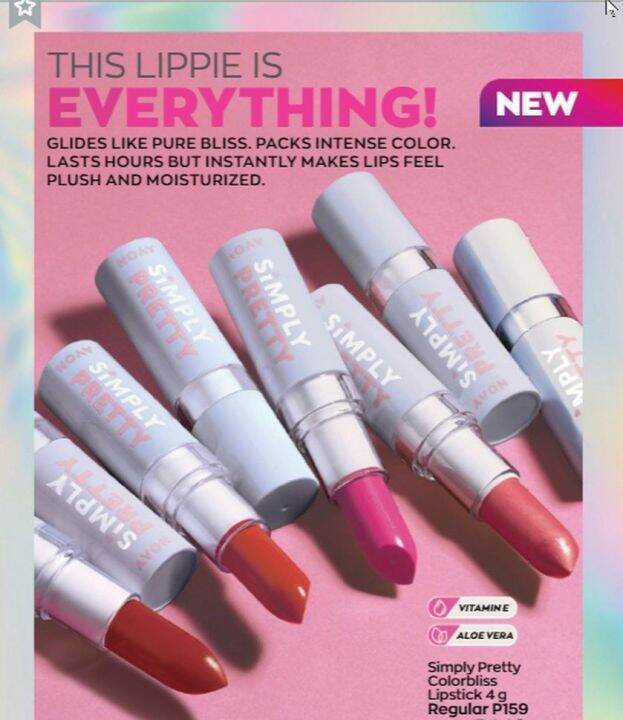 AVON Simply Pretty Colorbliss Lipstick 4g | Lazada PH