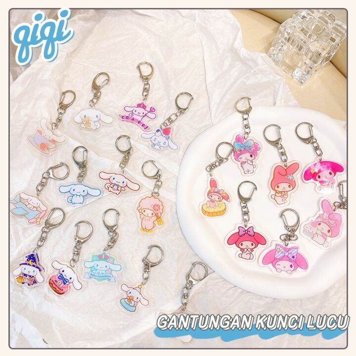 Gantungan kunci lucu/KEYCHAIN PREMIUM/Gantungan kunci Akrilik SANRIO ...