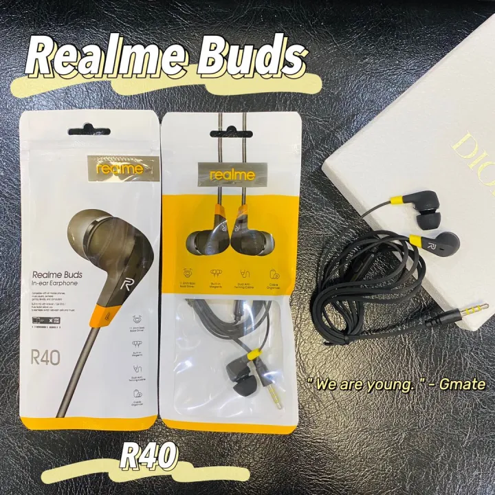 Realme Buds R40 Earphones With Mic | Surround Sound Best for Gaming ...