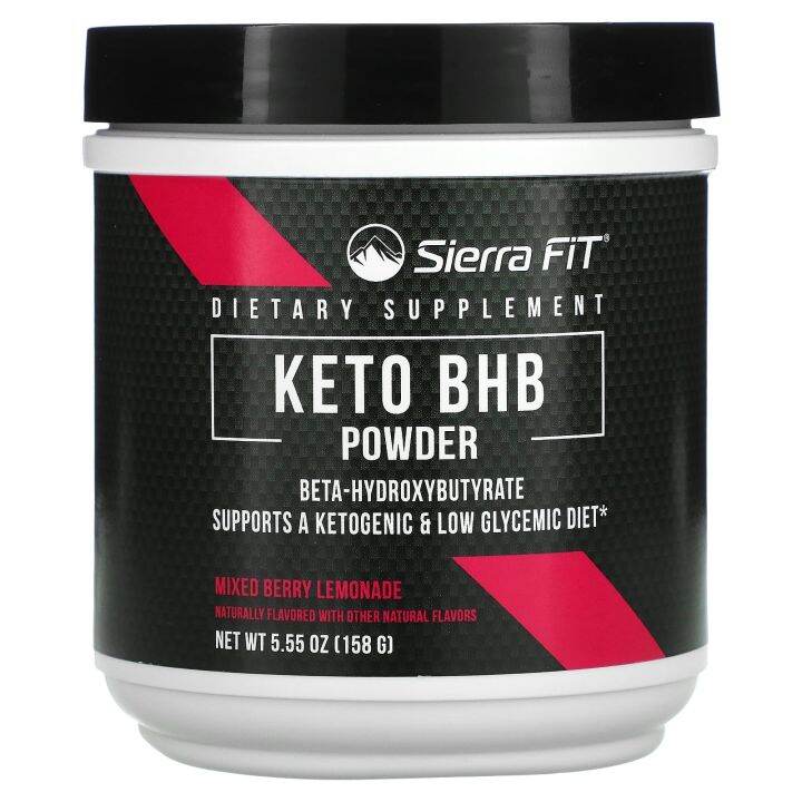 [PRE-ORDER] SIERRA FIT KETO BHB POWDER BETA-HYDROXYBUTYRATE MIXED BERRY ...