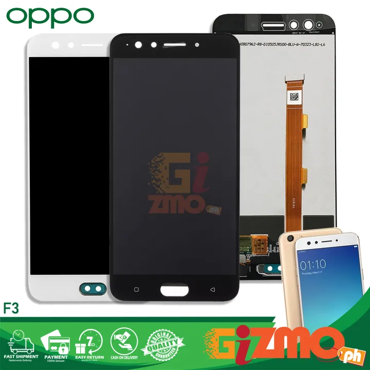 OPPO F3 LCD and Touch Screen Digitizer Replacement with High Resolution ...