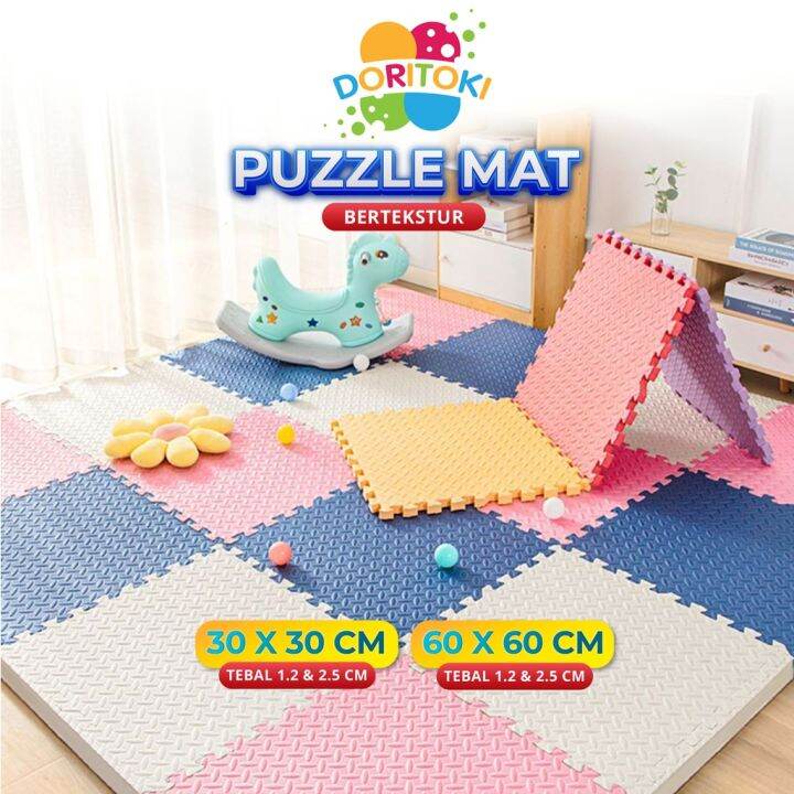 Doritoki Puzzle Eva Karpet Puzzle Lantai Premium Ketebalan 12MM & 25MM ...