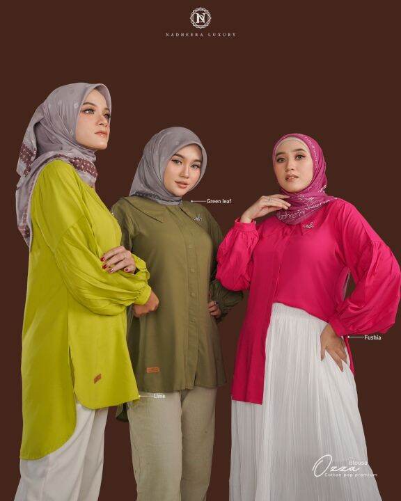 OZZA BLOUSE BY NADHEERA LUXURY | Lazada Indonesia