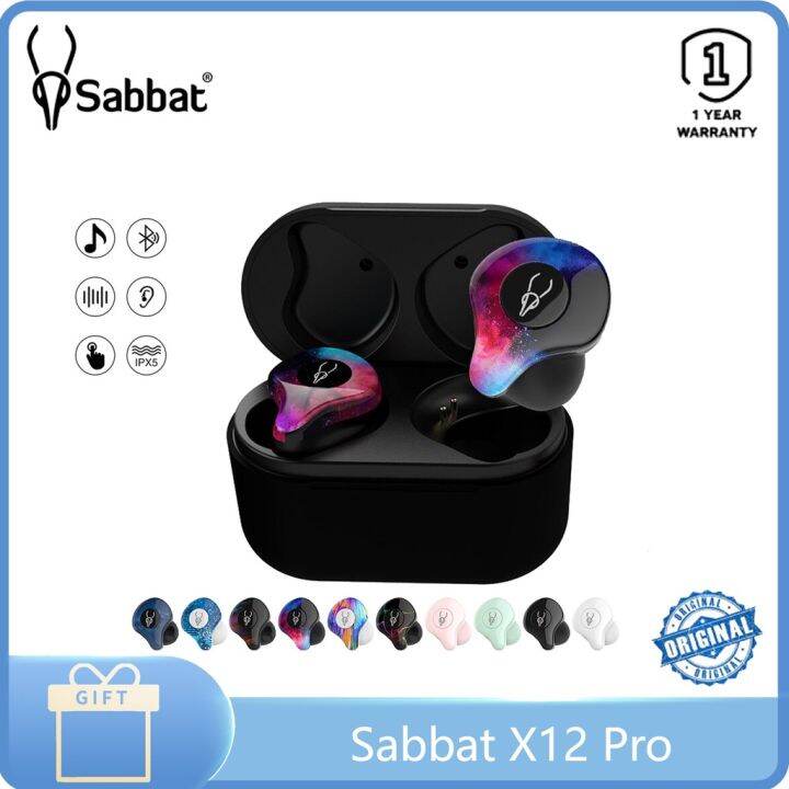 Sabbat X12 Pro TWS ชุดหูฟังบลูทูธไร้สาย 5.2 ความเที่ยงตรงสูง สเตอริโอ กันน้ํา สําหรับโทรศัพท์ ...