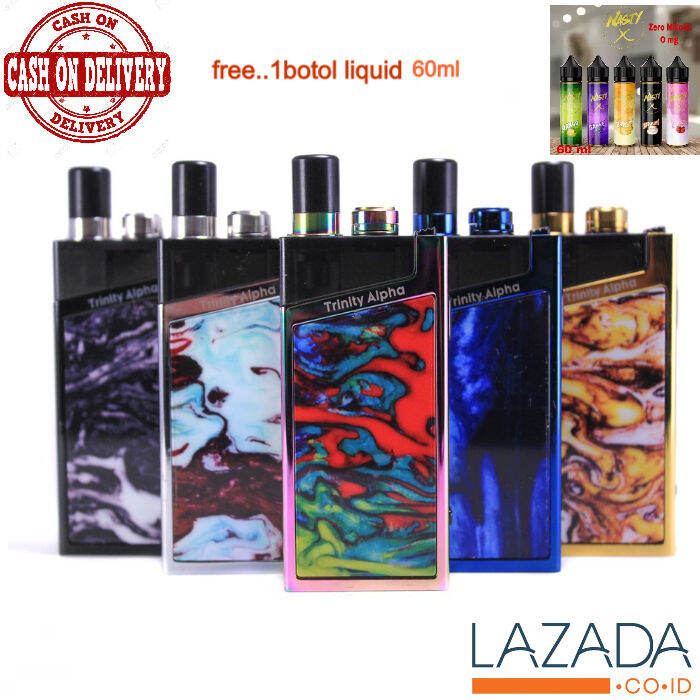 SIAP NGEBUL....SMOK TRINITY ALPHA POD KIT 30W - POD KIT TRINITY ALPHA ...