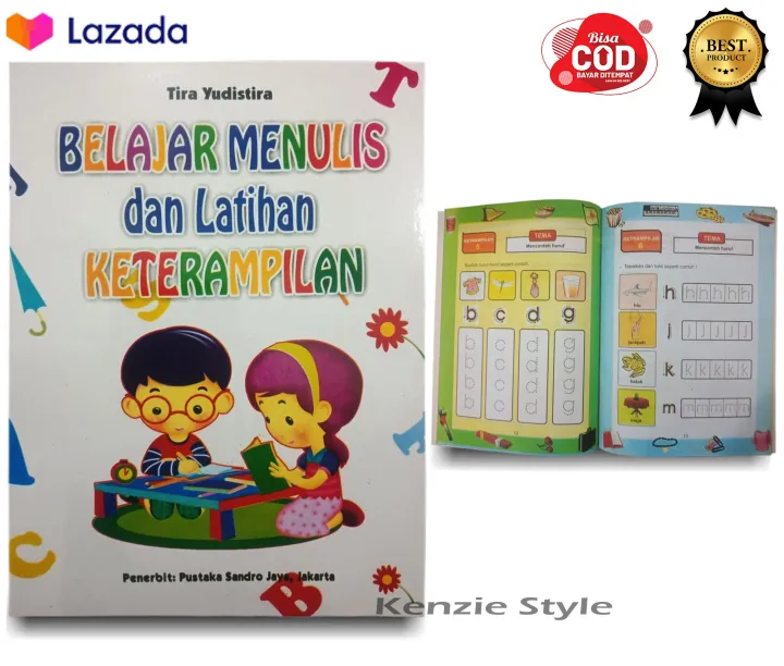BUKU ANAK BELAJAR MENULIS DAN LATIHAN KETERAMPILAN UNTUK PAUD DAN TK ...