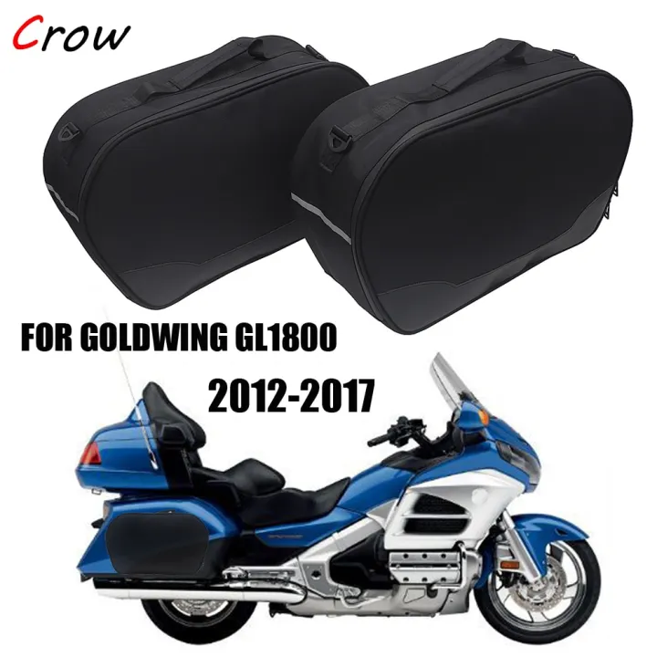 ซ้ายขวาคู่ Trunk Saddlebags Liner สำหรับ Honda Goldwing GL1800 GL 1800 ...