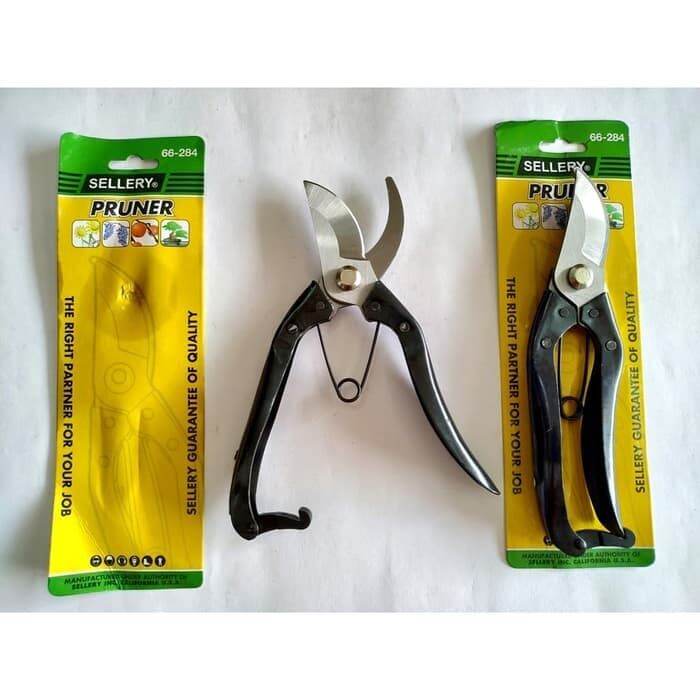Akj~ Gunting Dahan Stek Ranting Stainless Steel Heavy Duty SELLERY 8 ...