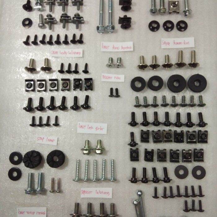 baut lengkap full body motor supra x125 | Lazada Indonesia