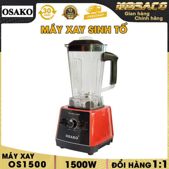 Máy xay sinh tố đa năng OSAKO OS-1500 1500W Máy xay sinh tố công nghiệp ...
