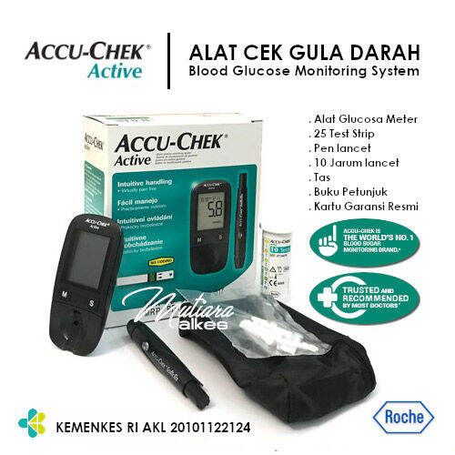 ALAT TEST GULA DARAH ACCU-CHECK ACTIVE ( FAMILY PACK ) | Lazada Indonesia