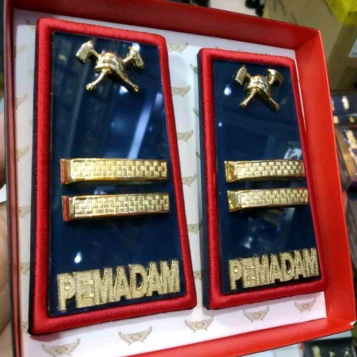 pangkat DAMKAR PEMADAM 3 B lis merah | Lazada Indonesia