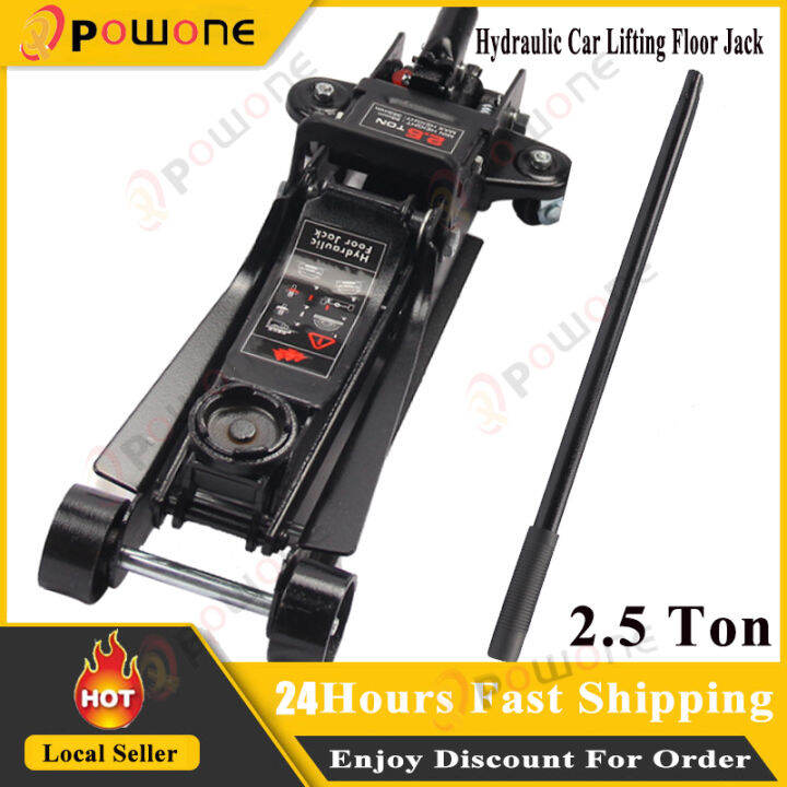 2.5t 2.5ton horizontal hydraulic jack 2.5t hydraulic lifting jack Floor ...