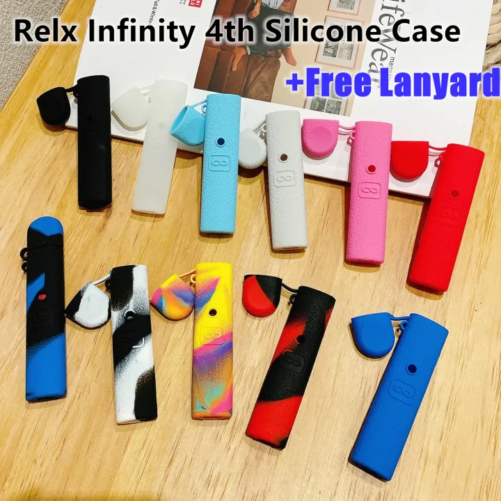 [Ship Today] Free Lanyard Texture Cover Case for Relx Infinity 4th Relx ...
