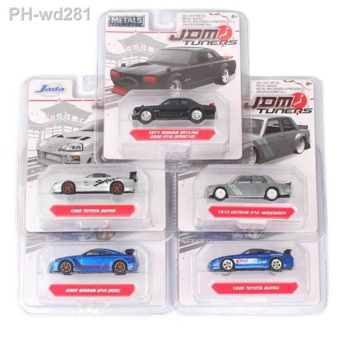 Jada JDM Tuners 1Pcs 1/64 Scale Datsun 510 Nissan GTR R35 Mitsubishi ...