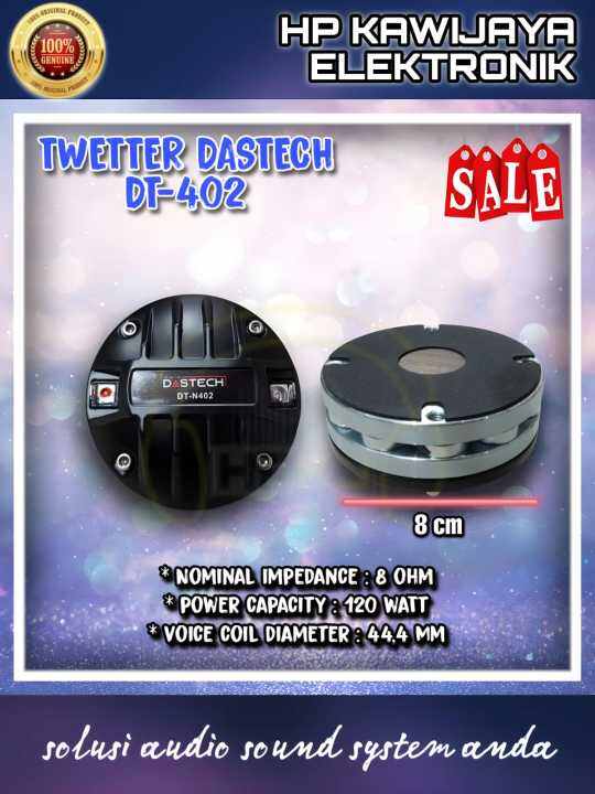 DRIVER TWEETER DASTECH NEODYMIUM DT-N402 TWEETER DASTECH NEO DT N402 ...