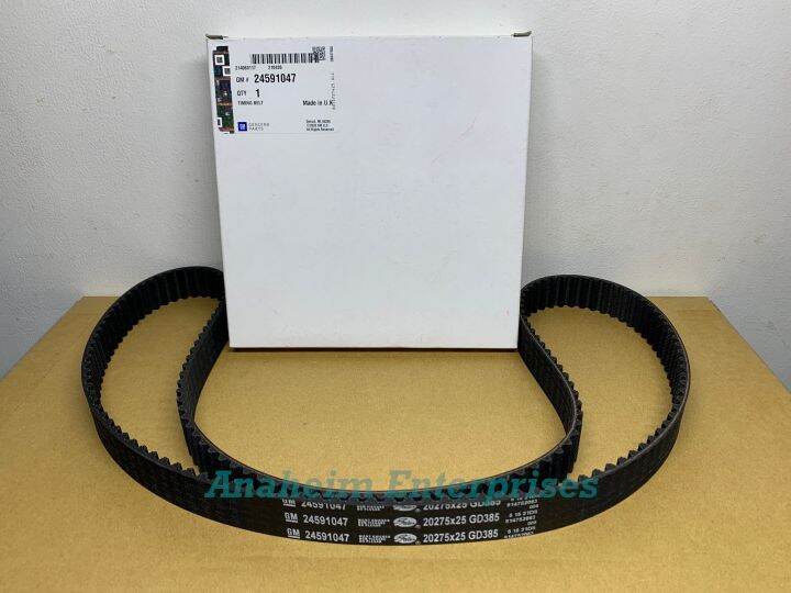 Chevrolet Trailblazer Colorado 2014 to 2020 Timing Belt (20275x25) - GM ...