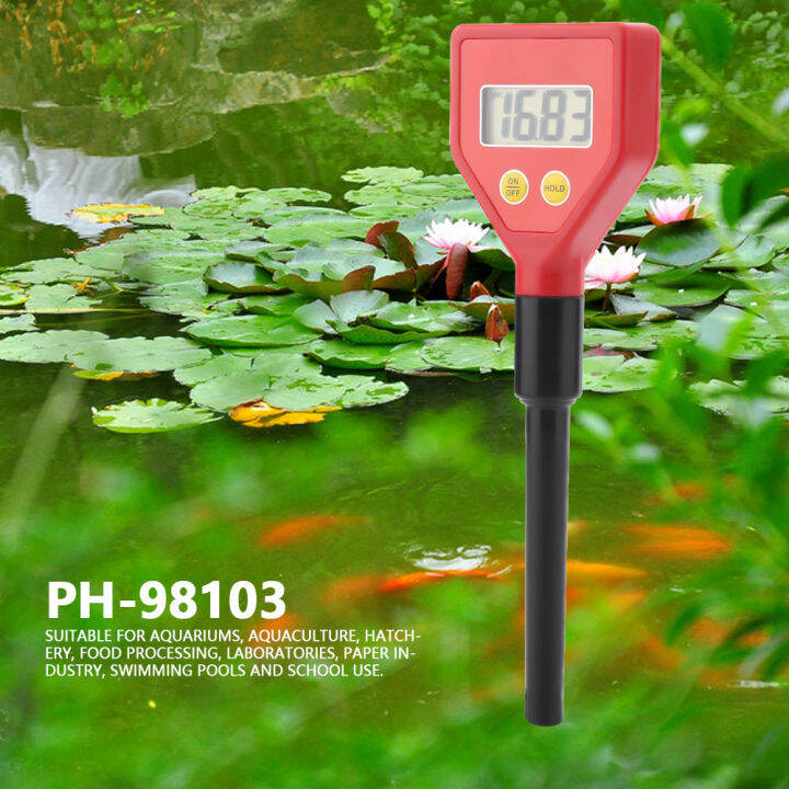 【COD】PH-98103 Digital Soil PH Meter Portable Water PH Tester for ...