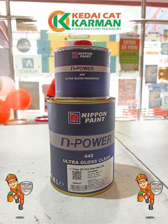 CLEAR COAT / CLEAR / PERNIS NIPPON PAINT N-POWER 440 - CLEAR GLOSS ...