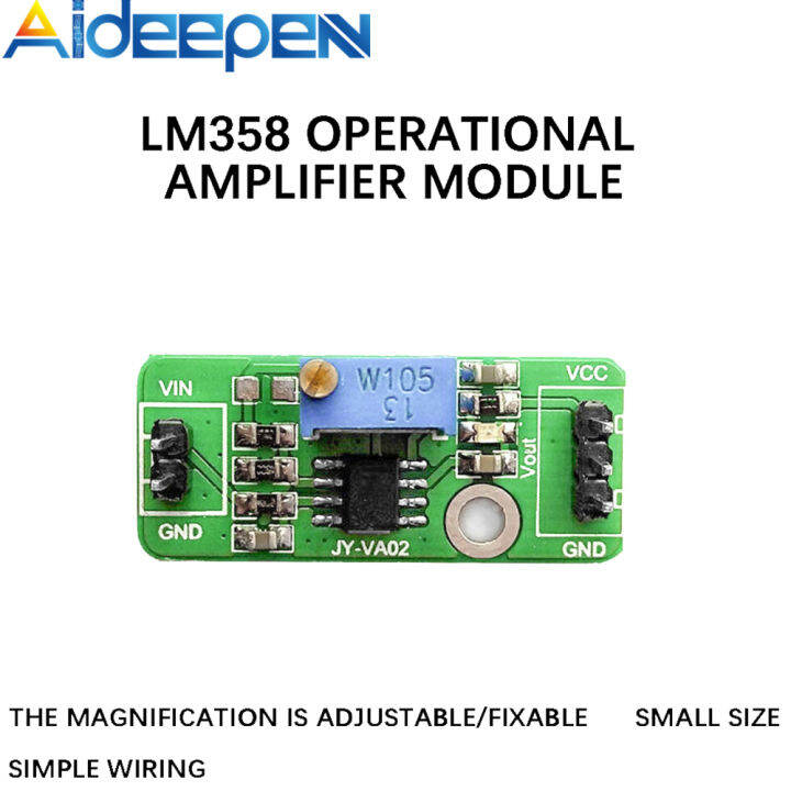 【Ready Stock】Original Aideepen LM358 DC Amplifier Module 2.54MM Pin ...