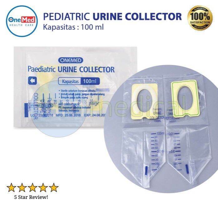 One Med Urine Collector atau kantung urine Pediatric 100 ml | Lazada ...