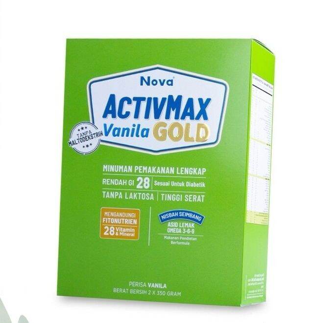 Activmax Gold Vanilla 2x350g Low Glycemic Index 低升糖指数 营养代餐 | Lazada